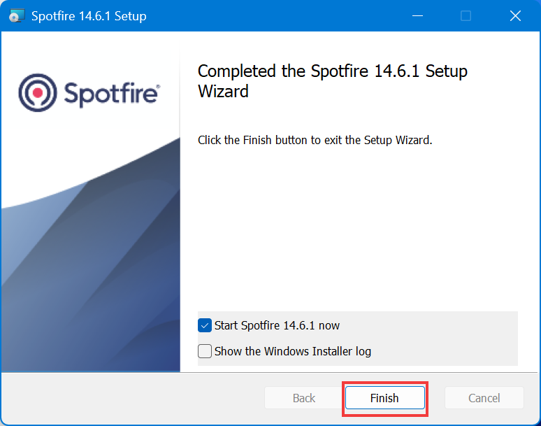 No-server版Spotfire application for Windowsのインストール手順 – TIBCOサポート